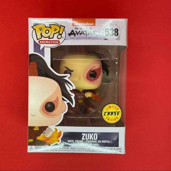 Funko | Toys | Funko Pop Avatar The Last Airbender Zuko Chase Limited ...
